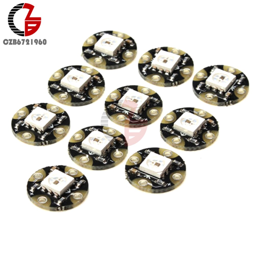 Smart RGB WS2812 LED Integrated Driver Sewable Wea... – Grandado