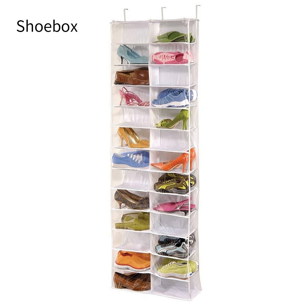 26 Pocket Shoe Organizer Door Hanging Shoes Storag... – Grandado
