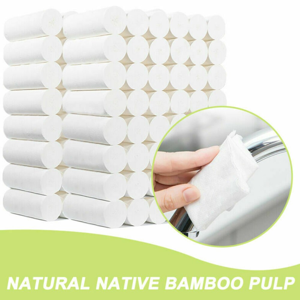 12Rolls 4 Layers Toilet Roll Paper Home Bath Toile... – Grandado