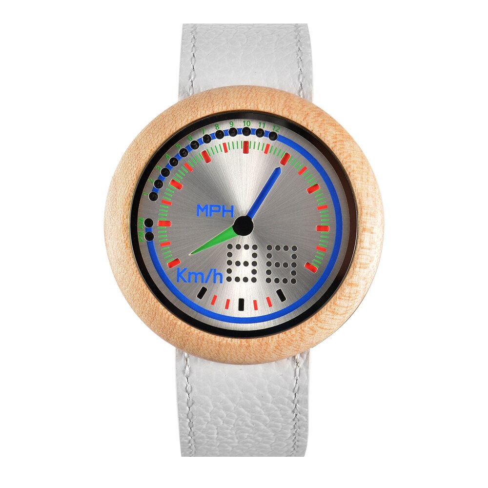 Led Watch Men Wooden Watches Speedometer Digital D... – Grandado