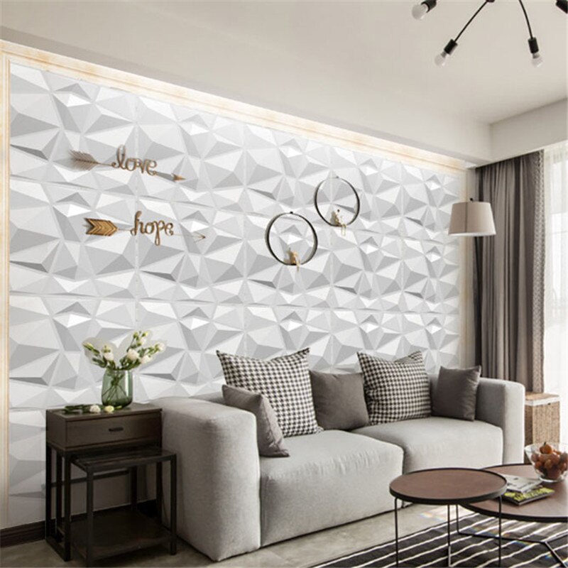 5Pack PVC 3D Wall Stickers Beautiful Embossed Whit... – Vicedeal