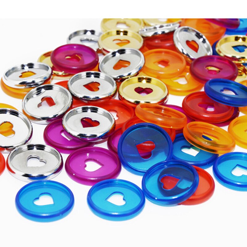 100pcs 28mm Heart-shaped Plastic Ring Buckle Mushr... – Vicedeal