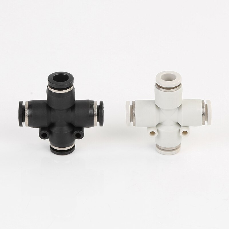 Pneumatische Connector Plastic 4-Poort Gelijke Dia... – Vicedeal