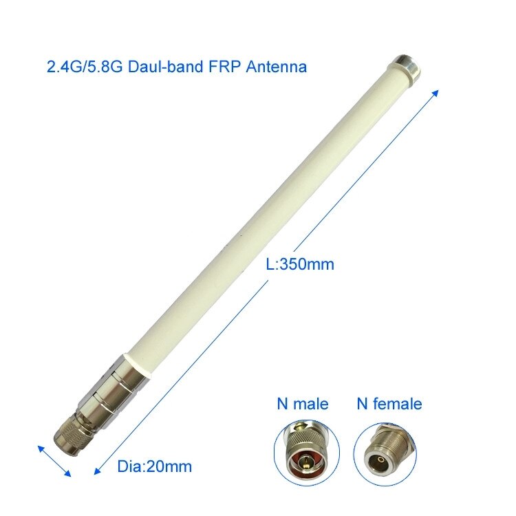 Outdoor Wifi 5G Antenna N Male Omni Dual Band 2.4G... – Grandado