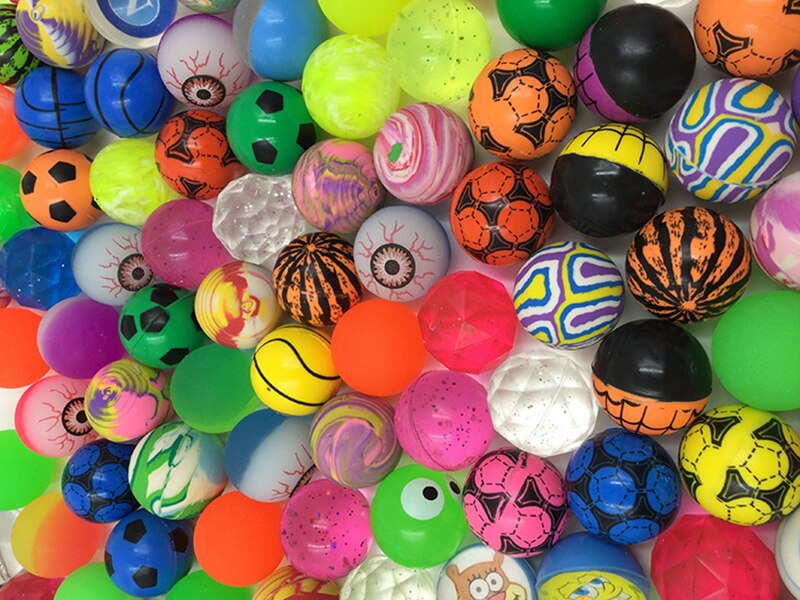 10pcs Children Toy Ball Colored Bouncing Ball Rubb... – Grandado
