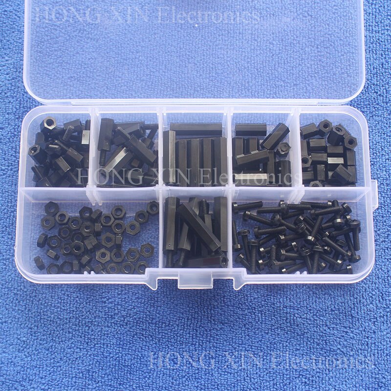 160Pcs M2.5 Nylon Standoff Hex Nylon Spacers PCB T... – Grandado