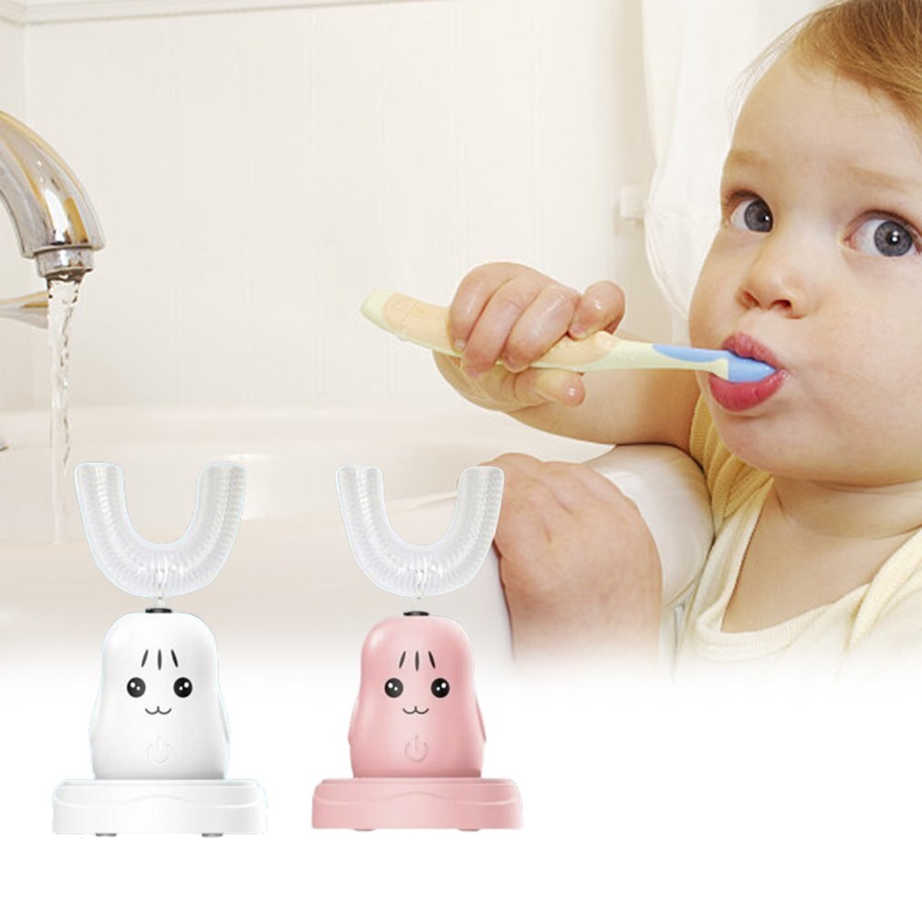 Children's Electric Toothbrush U-shaped 360 Degree... – Vicedeal