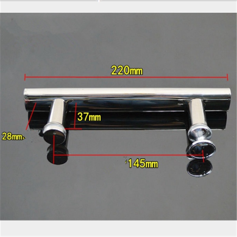 Silver Stainless Steel Installation Shower Glass S... – Vicedeal