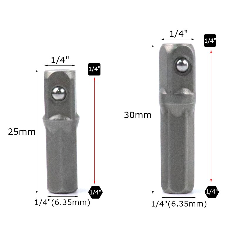 8 Pcs Universal Socket Adapter Bits Set Extension ... – Grandado