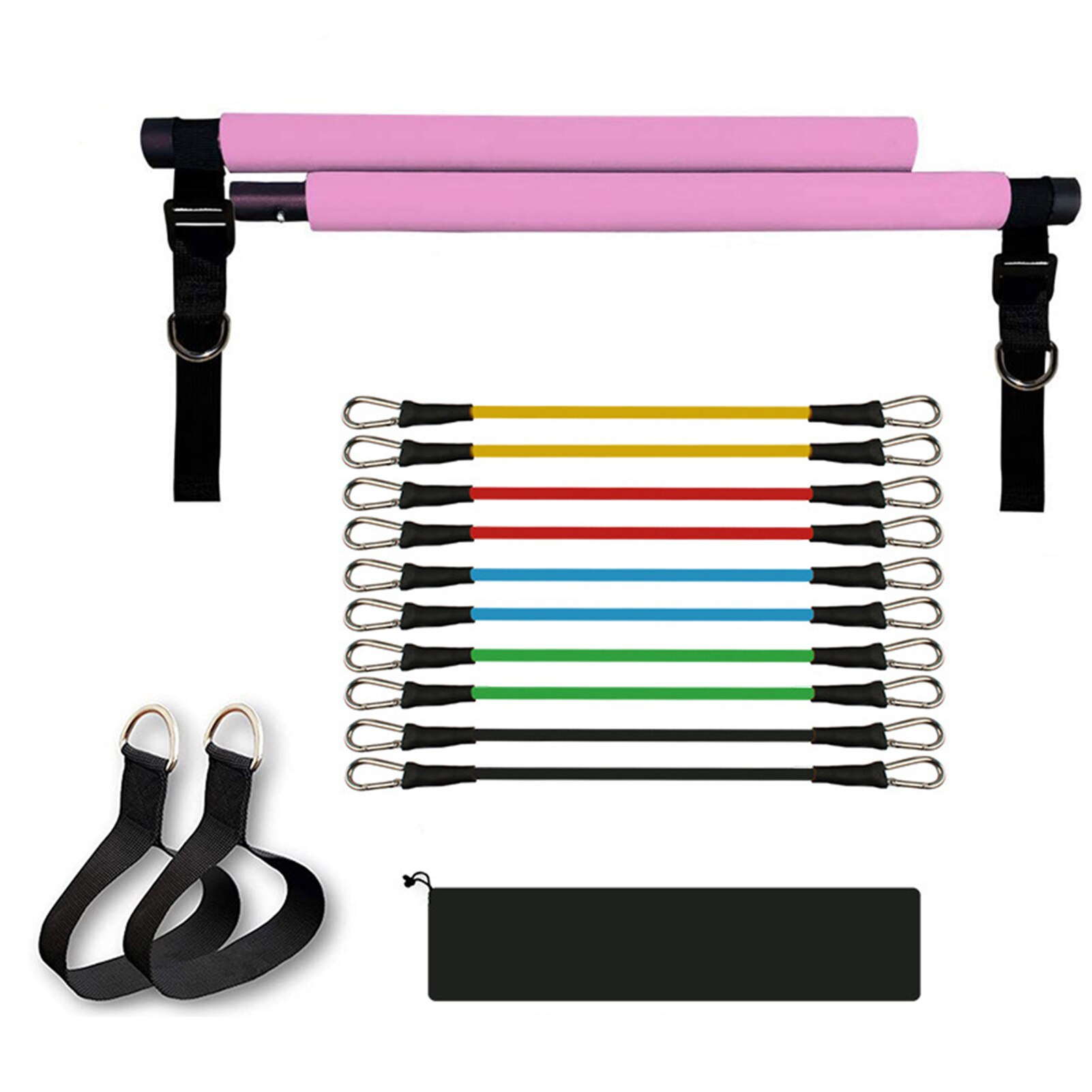 Pilates Bar Oefening Stok Set Verstelbare Gesp Fit... – Vicedeal