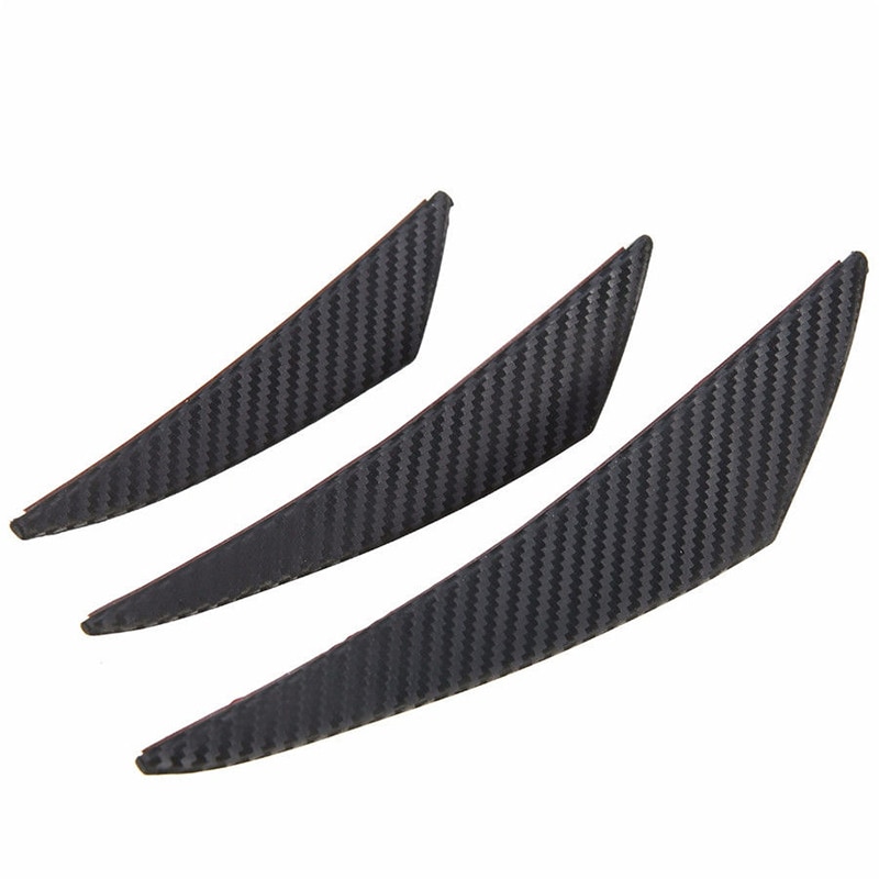 6Pcs Universal Carbon Look Auto Vorderen Stoßfänge... – Vicedeal