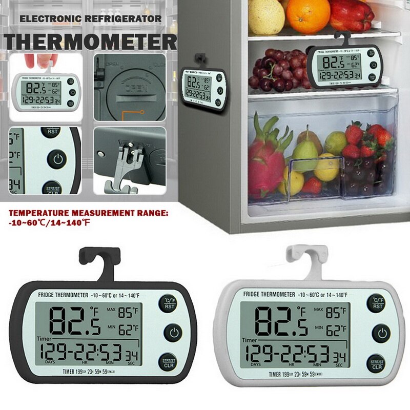 LCD Digital Screen Refrigerator Thermometer Adjust... – Grandado