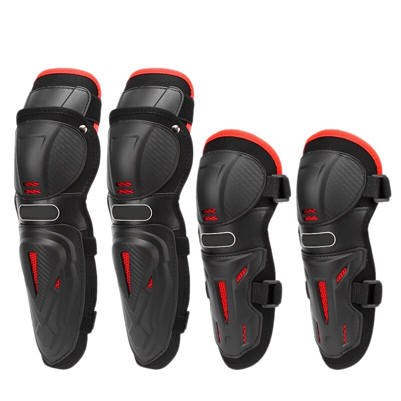 4Pc Motorcycle Knee & Elbow Protective Pads Motocr... – Vicedeal