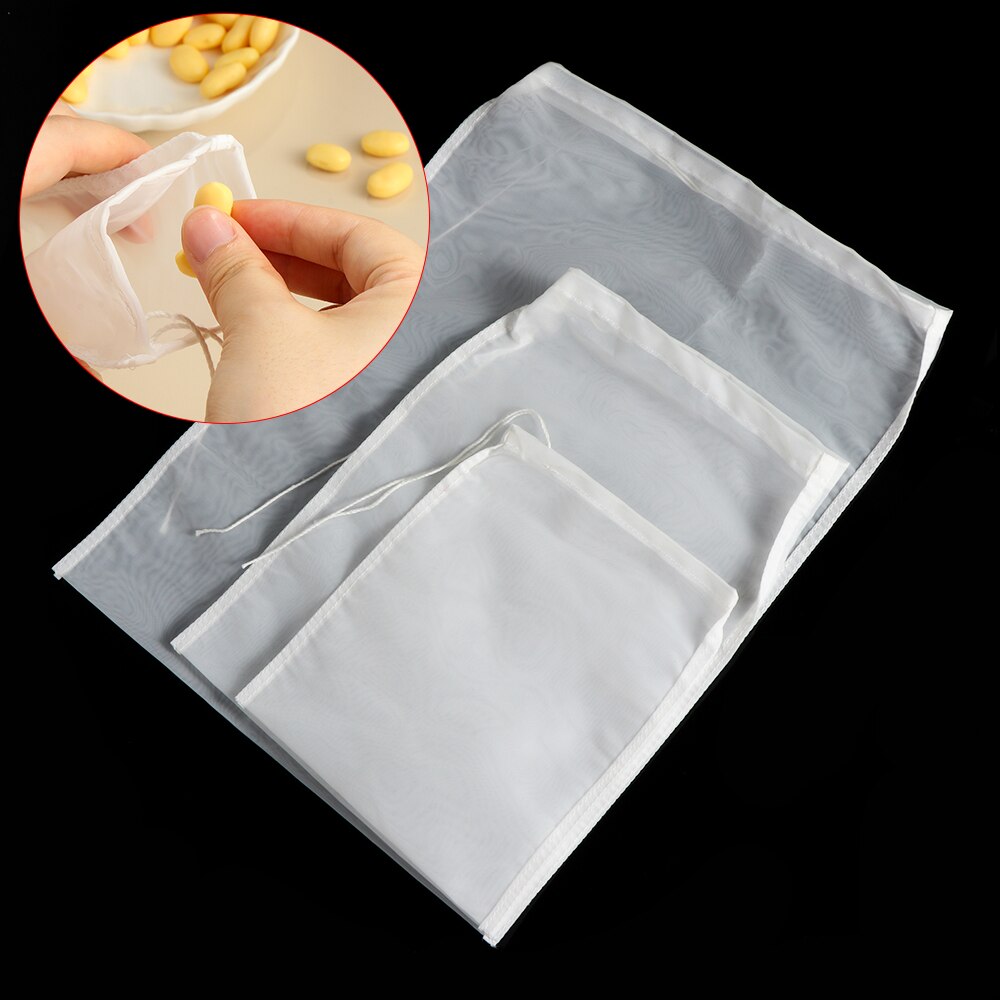 1pc Nylon Fine Mesh Nut Milk Bag Reusable Cheese C... – Vicedeal