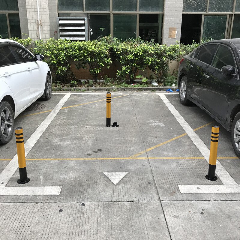 Car Parking Barrier Block Bollard Post Warning Col... – Grandado