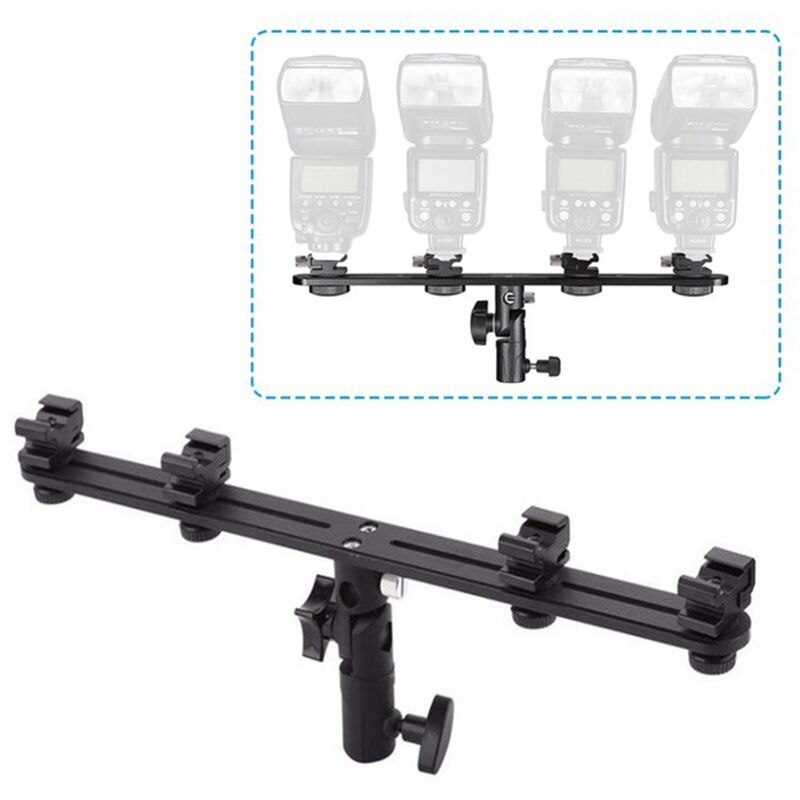 Universal Four Flash Bracket Shoe Speedlight Stand... – Grandado