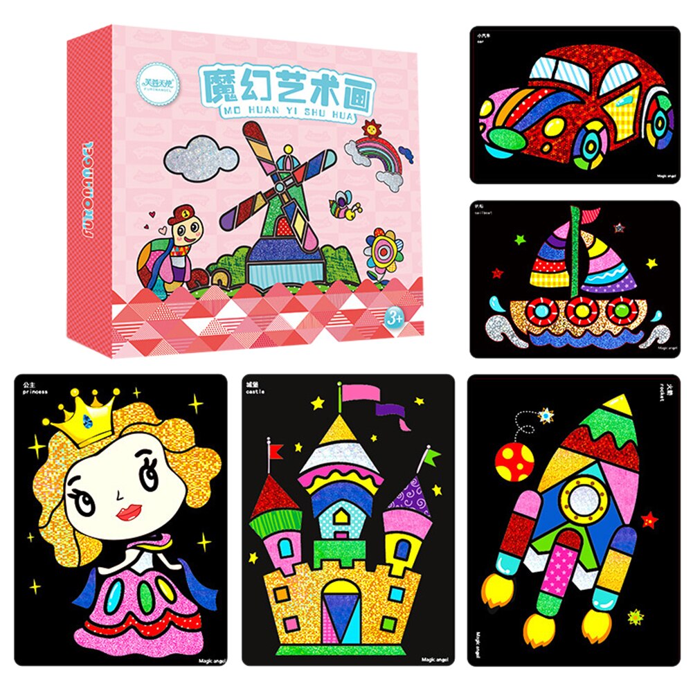 DIY Handmade Kids Stickers Toy Colorful Cute Self ... – Vicedeal