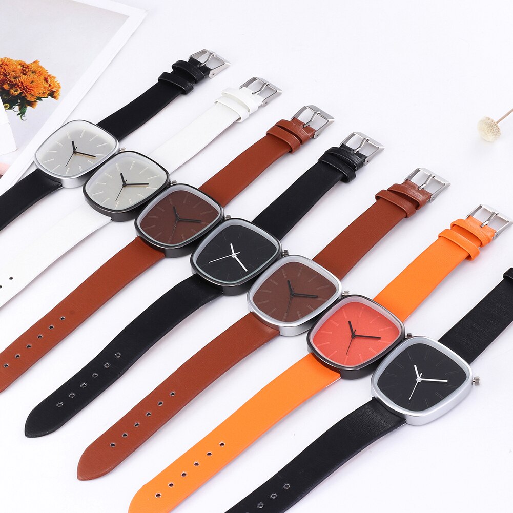Casual Couple Watches for Women Men Irregular Dial... – Grandado