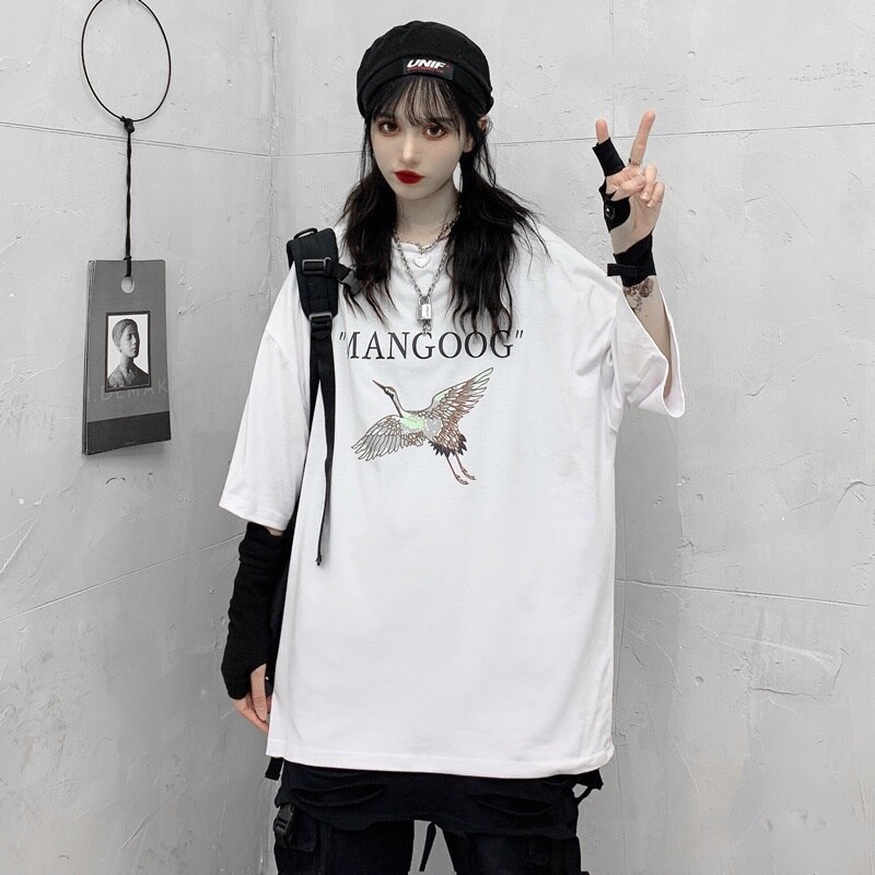 Chinese Tops Women Harajuku Tshirt Vintage Streetw... – Grandado