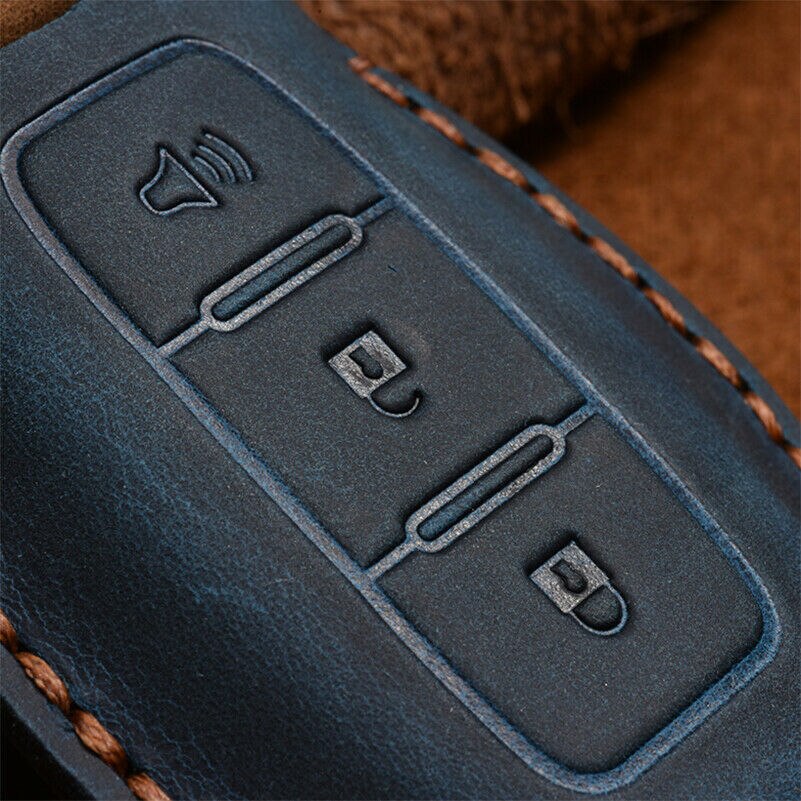 Leather Car Key Cover Fob Case For Nissan Qashqai ... – Grandado