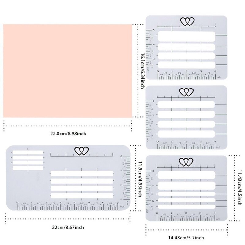 4 Pcs Craft Addressing Guide Notebook Multi-use Le... – Vicedeal