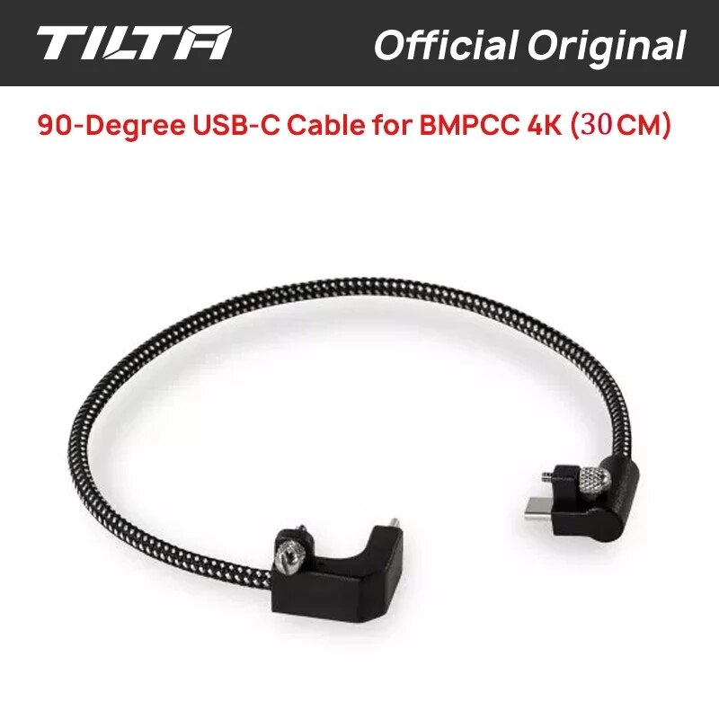 Tilta bmpcc 4k cb-usbc -20 90- grader 20cm usb-c k... – Grandado