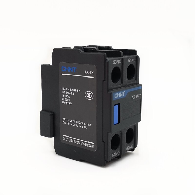 CHINT Auxiliary Contact Block AX-3X/11 1NO+1NC for... – Grandado