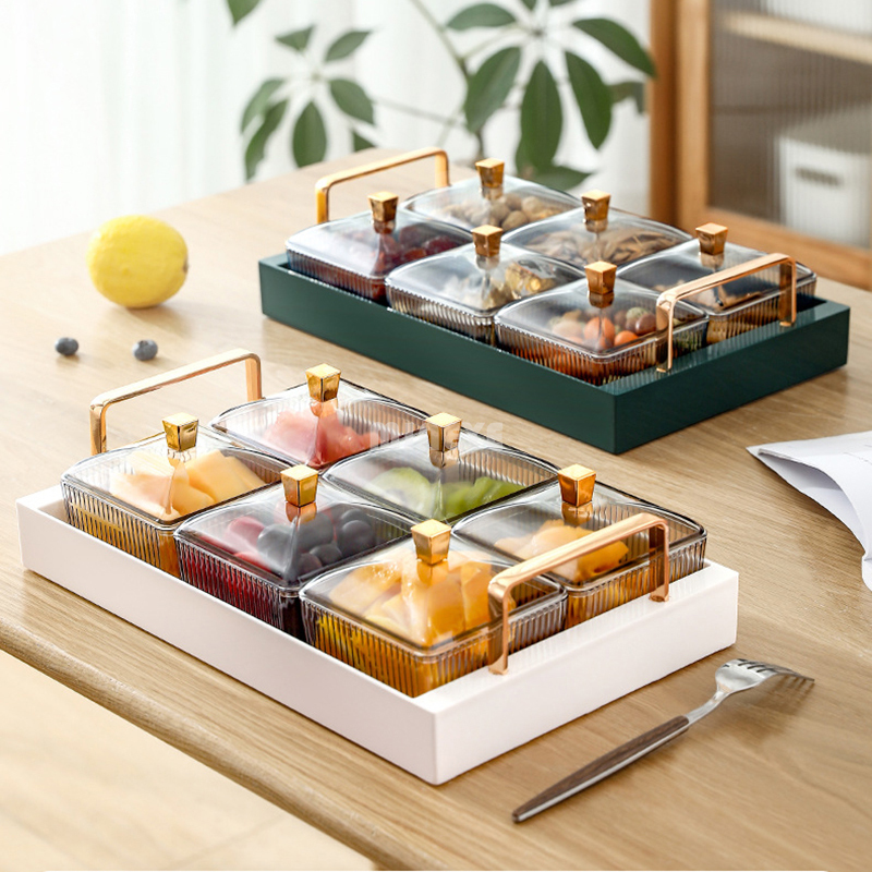 Arrivals White Luxury Separate Fruit Snack Tray Pl... – Grandado