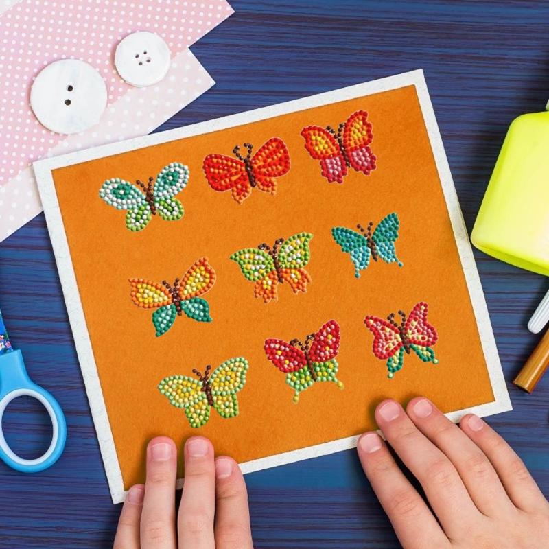 DIY Full Drill Round Butterfly Diamond Painting Ch... – Grandado