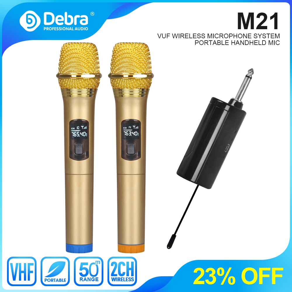 M21 Universal UHF Portable Wireless Microphone Han... – Vicedeal