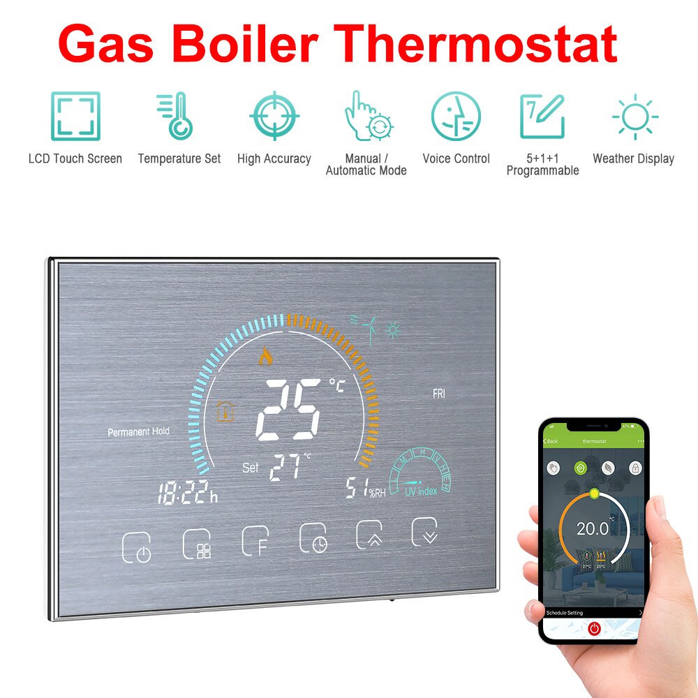 BHT-8000 WiFi Smart Thermostat Temperature Control... – Grandado