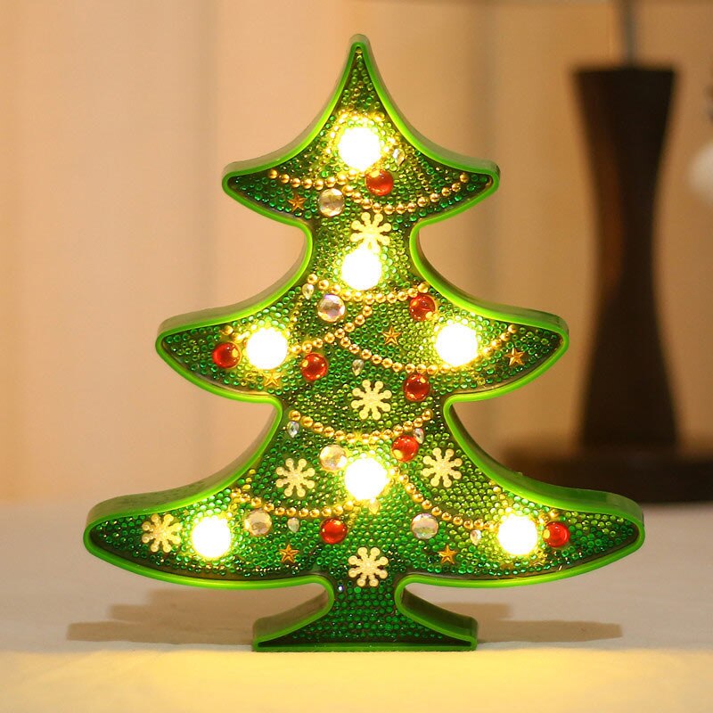DIY Diamond Painting Led Light Christmas Tree Snow... – Grandado