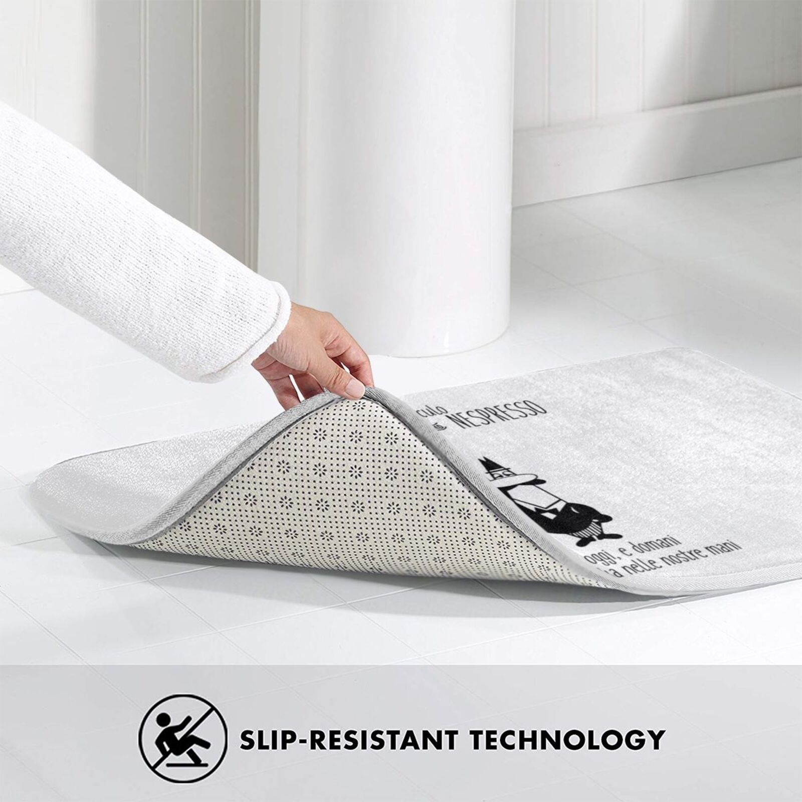 Moka Koffie Mat Tapijt Tapijt Anti-Slip Vloermatte... – Grandado