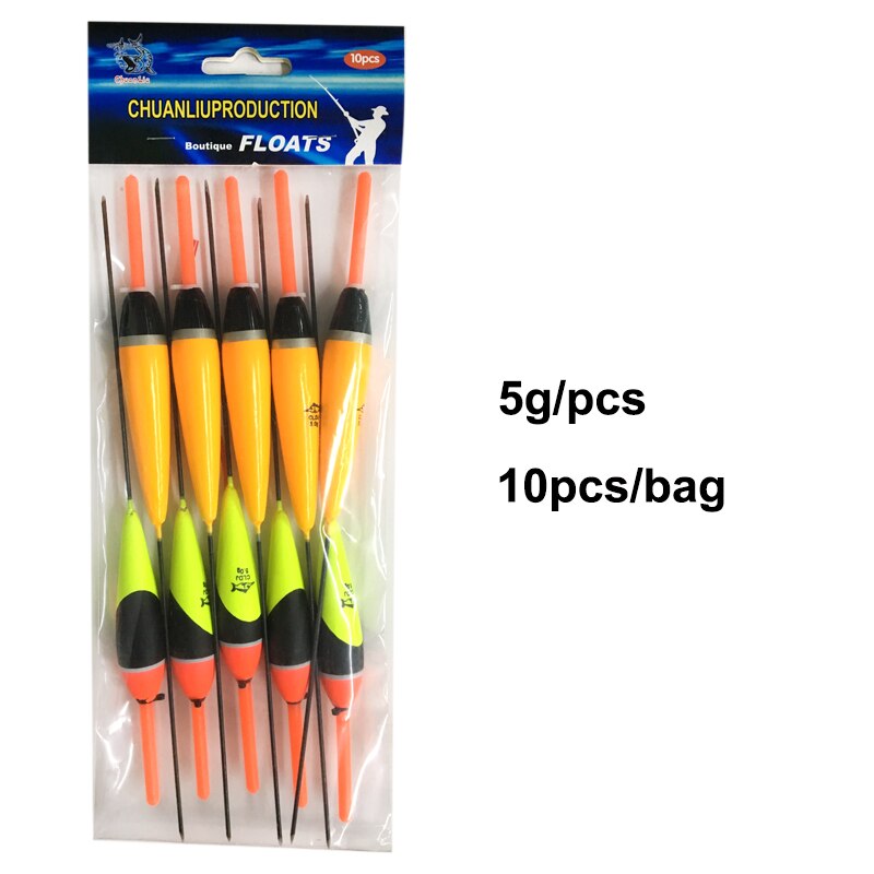 Topline Tackle 10PCS/bag Fishing Floats Mix Color ... – Grandado