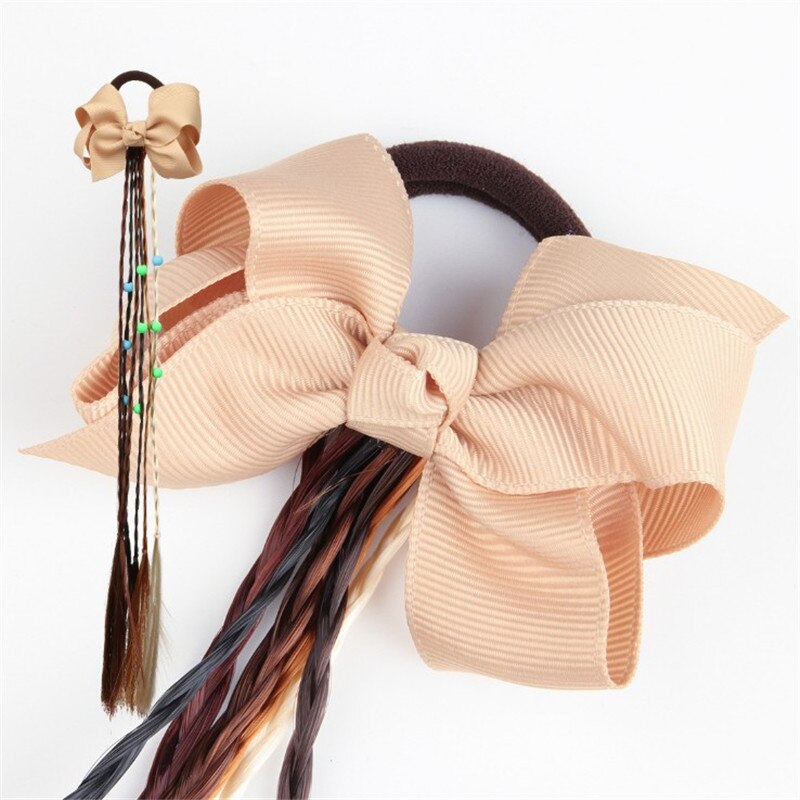 Hair Accessories Colorful Bowknot Wig Hair Rope fo... – Grandado