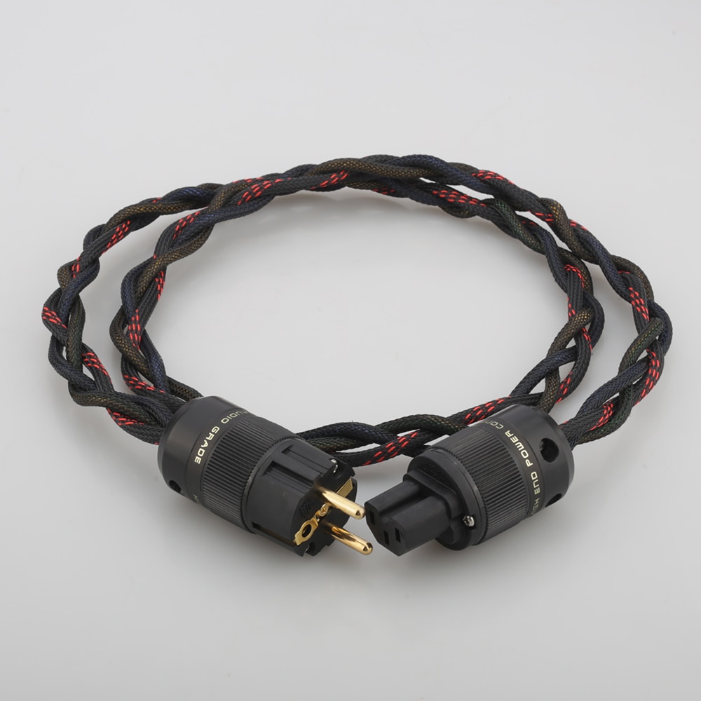 P103 Audiocrast Schuko Mains Power Cord Cable HIFI... – Grandado