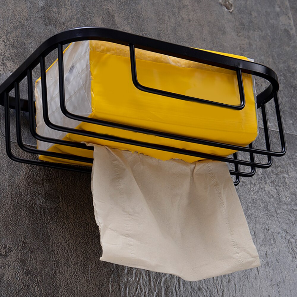 Punch-Freies Tissue Korb Wand Hängen Rolle Halter ... – Vicedeal