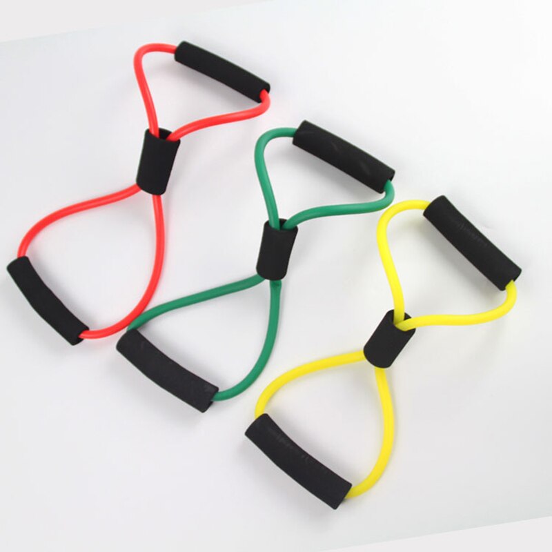 8 Word Type Resistance Band Chest Fitness Yoga Pul... – Grandado