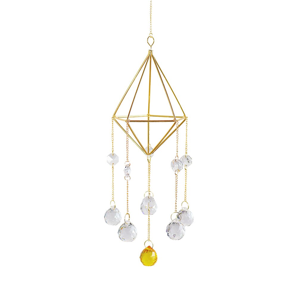 Crystal Wind Chime Sun Catchers Star Moon Pendant ... – Grandado