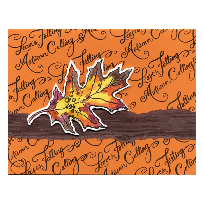 Autumn Leaves Clear Stamps DIY Stencil For Scrapbo... – Grandado