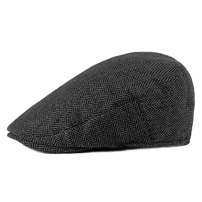 striped men flat cap British style vintage ivy cap... – Grandado