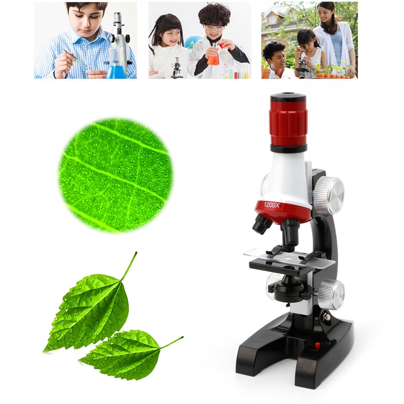 1 Set Kids Educational Microscope Kit Science Scho... – Vicedeal