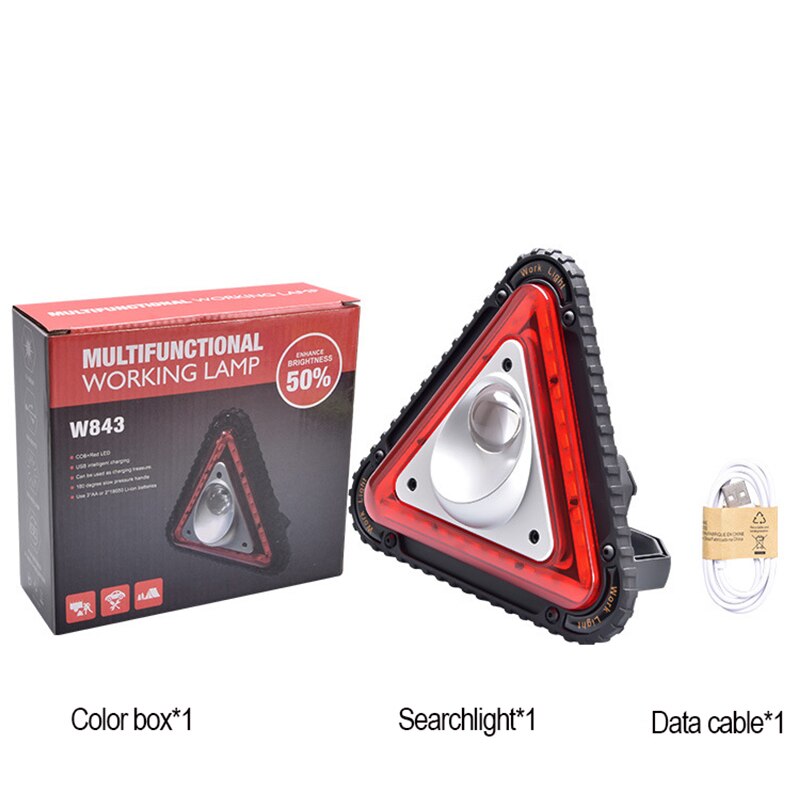 COB Glare Floodlight USB Charging Car Triangle War... – Vicedeal