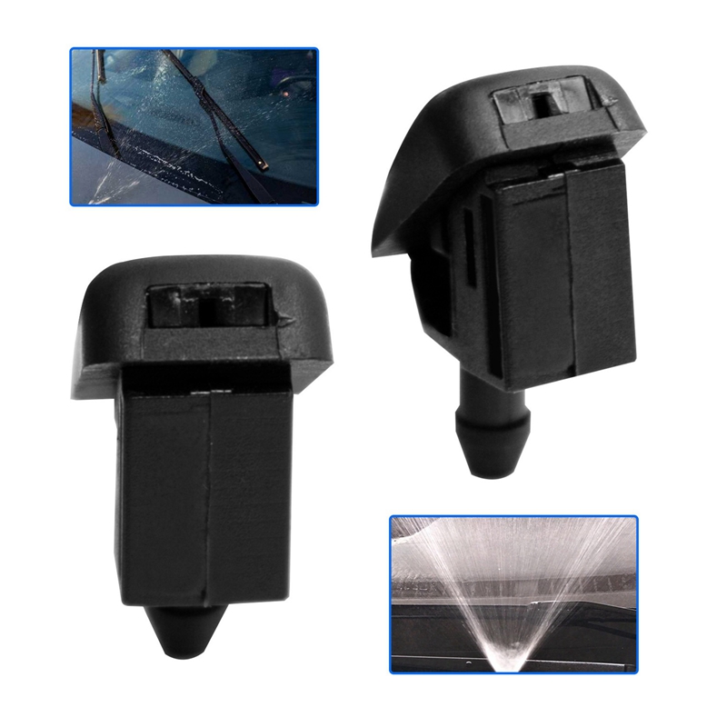 2X Front Windscreen Washer Jets Spray Washer Nozzl... – Vicedeal