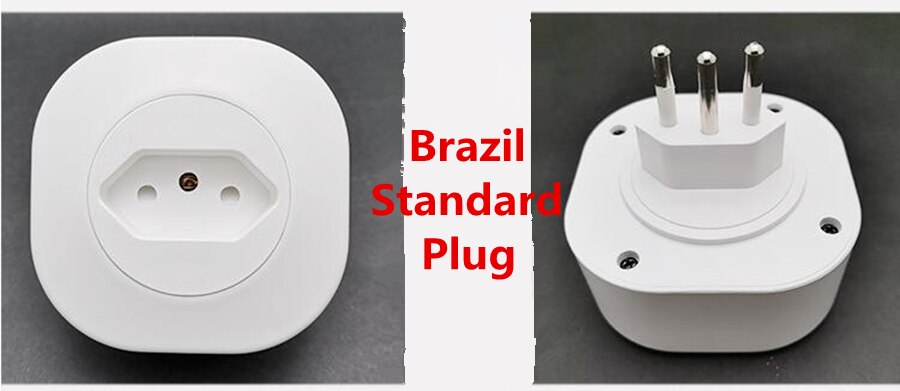WiFi Smart Plug EU Brazil Israel Adaptor Wireless ... – Grandado