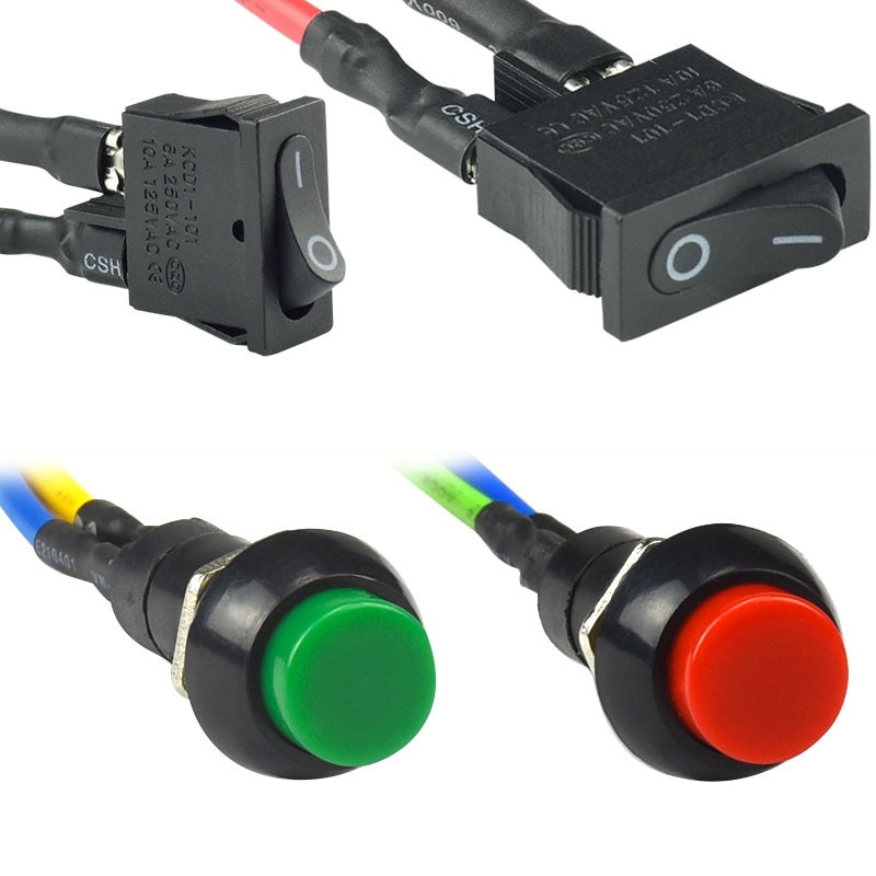 Elektrische Auto Schakelaar Motorfiets Gemodificee... – Grandado