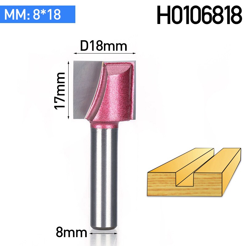 Huhao 1Pc Schacht 8Mm Cnc Reinigen Bodem Router Bi... – Grandado