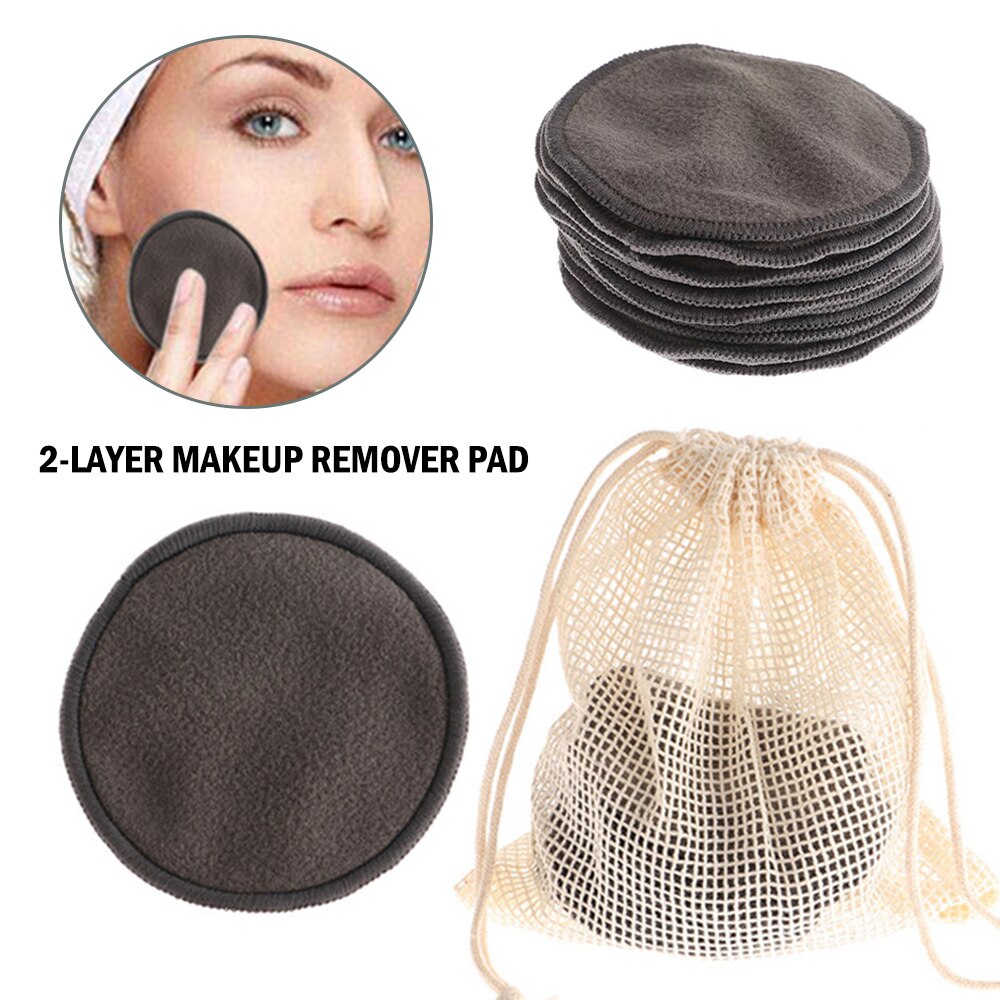 Reusable Bamboo Fiber Washable Rounds Pads Makeup ... – Vicedeal