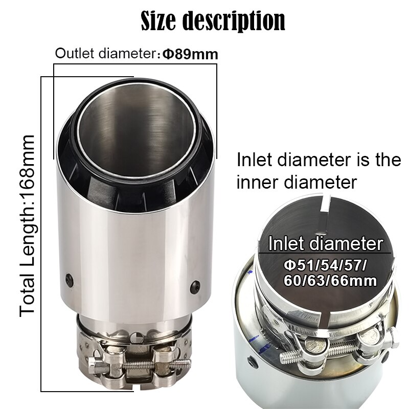SUMSOO style Car Stainless Steel Muffler Tip Exhau... – Grandado