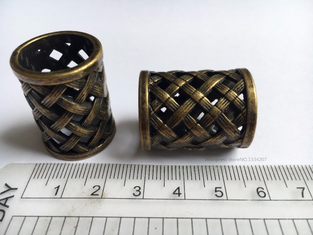 2 stk/parti sølv/bronze viking rune hår fletninger... – Grandado